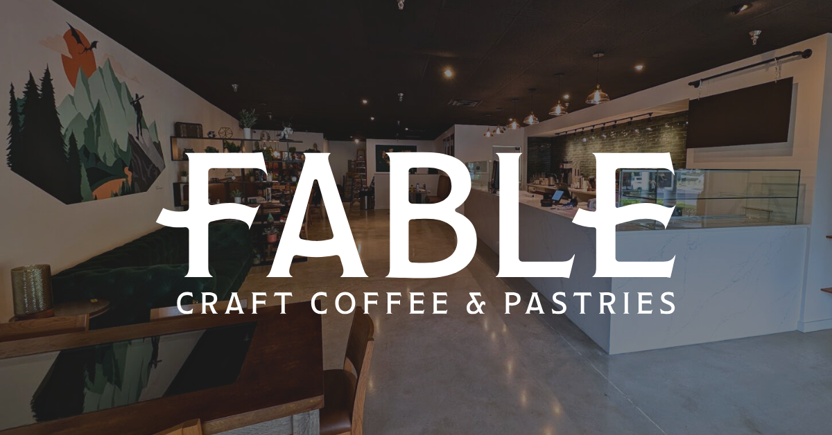 Beverage & Food Menu – Fable Coffee